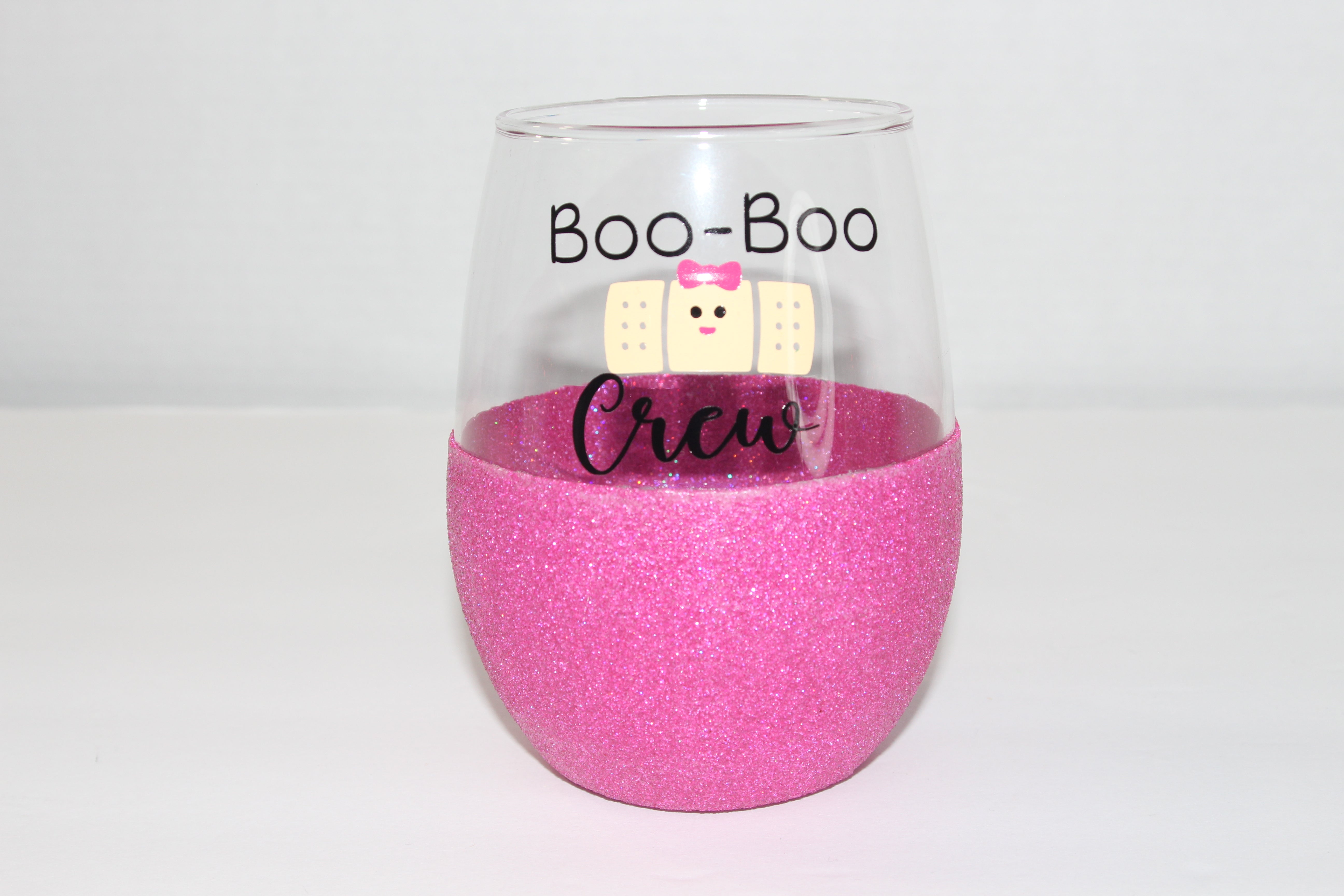Boo Boo Crew Wine Glass – XOXO Yours Truly LLC
